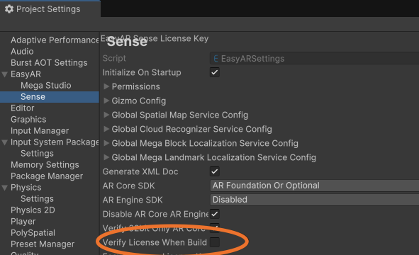 visionOS 工程配置 — EasyAR Sense Unity Plugin 4.7.0 文档